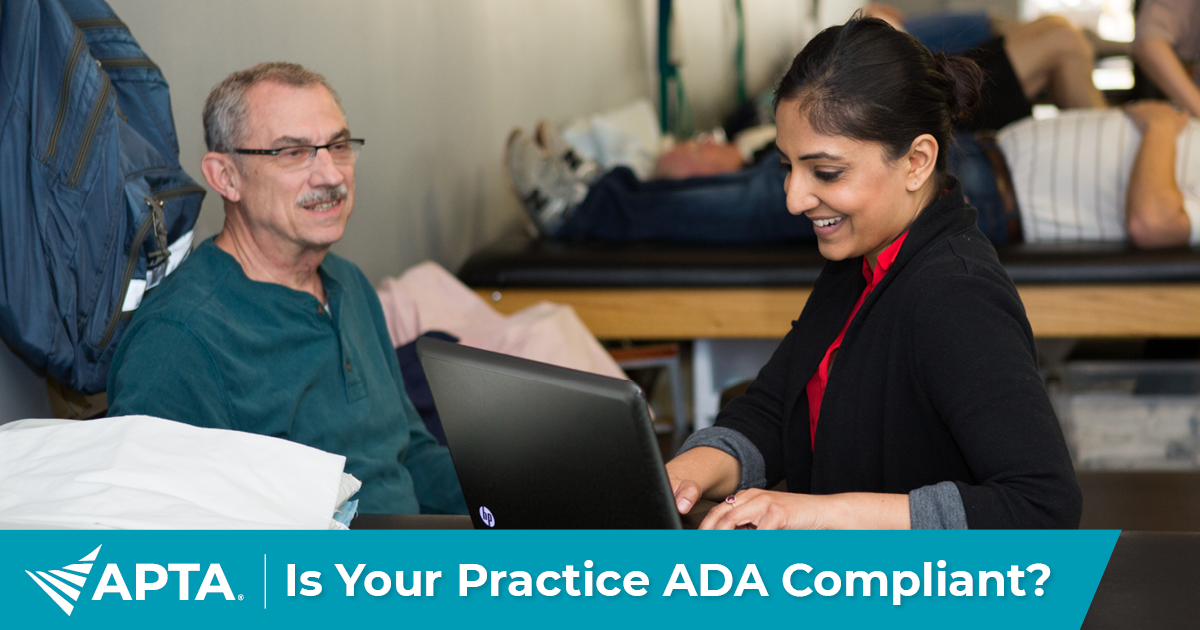 IIs Your Practice ADA Compliant? Part 2 of a 3-Part Series | APTA