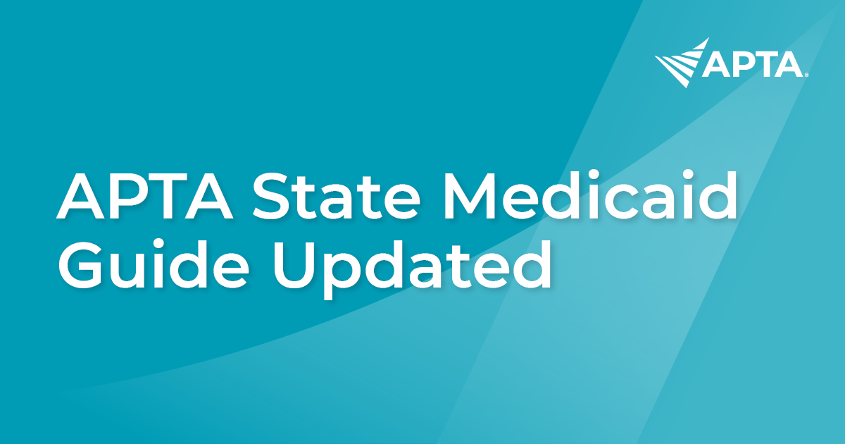 News | APTA State Medicaid Guide Updated | APTA