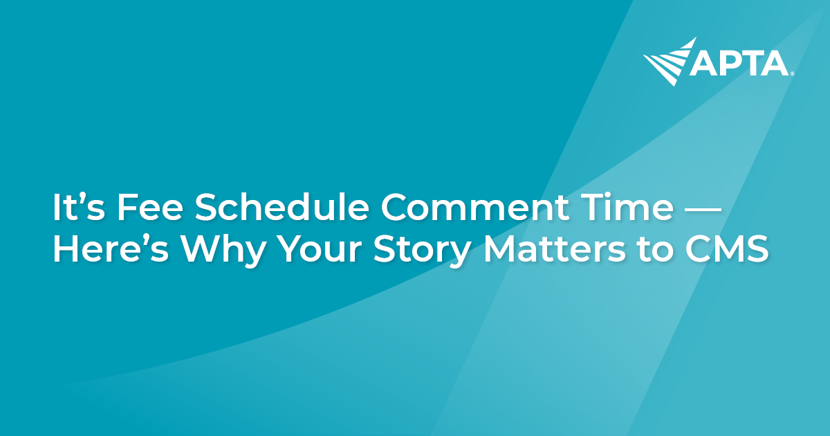 Perspective | It's Fee Schedule Comment Time. Here's Why Your Story ...