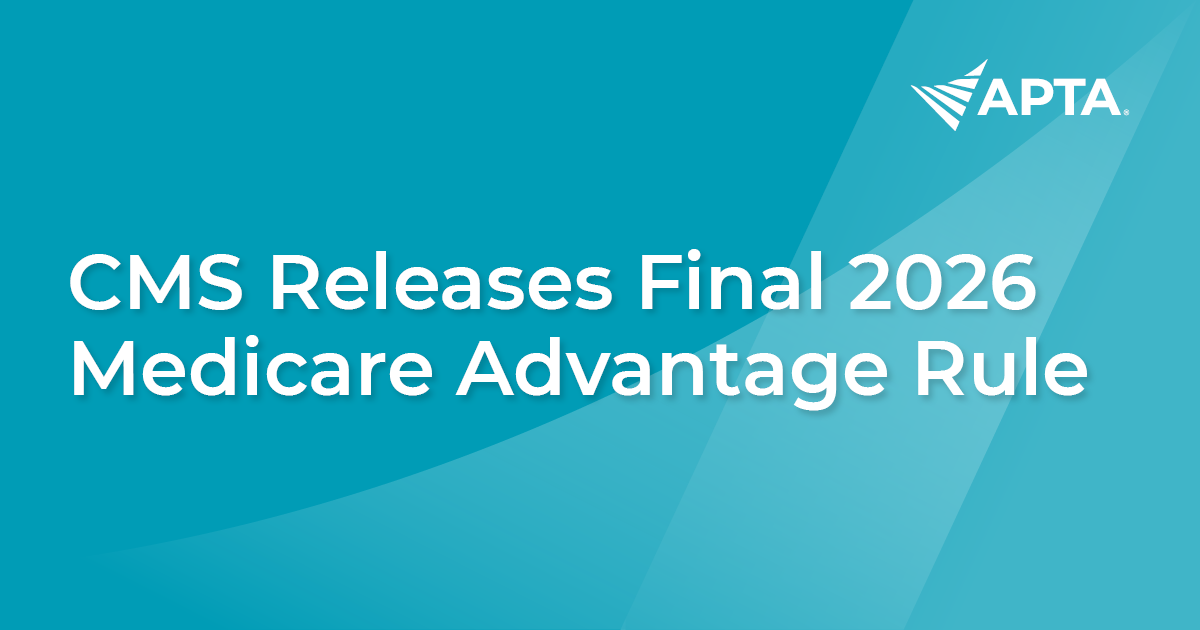 Article | CMS Releases Final 2026 Medicare Advantage Rule | APTA