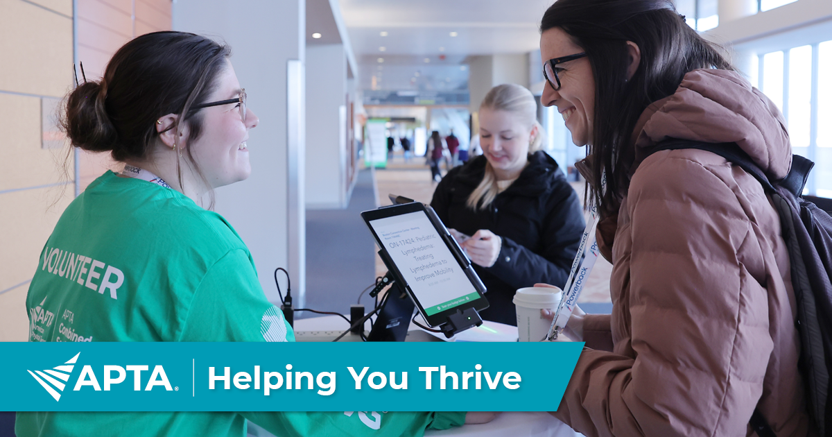 Article | Growth, Connection, Giving Back: APTA Volunteers Share Their ...