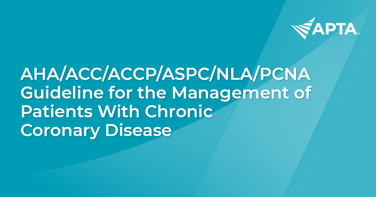 2023 AHA/ACC/ACCP/ASPC/NLA/PCNA Guideline for the Management of Patients With Chronic Coronary ...